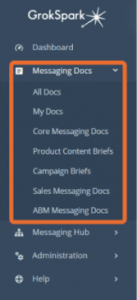 Menu Navigation - GrokSpark